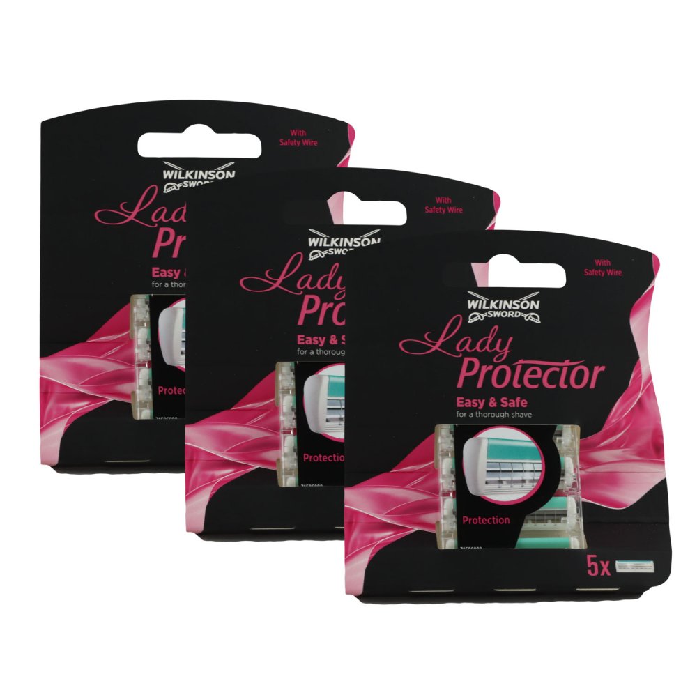 Wilkinson Lady Protector 3 x 5 Klingen Rasierklingen be