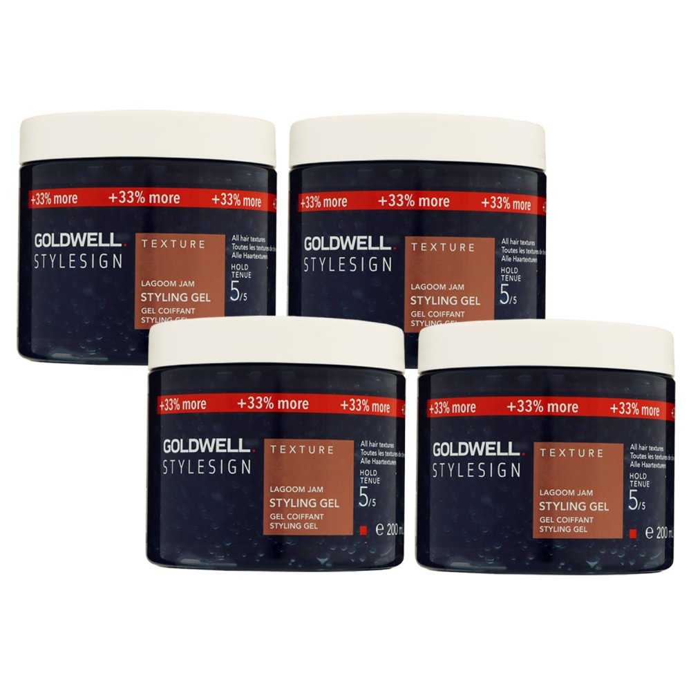Goldwell Lagoom Jam XXL 4 x 200 ml Haargel Set bei Riem
