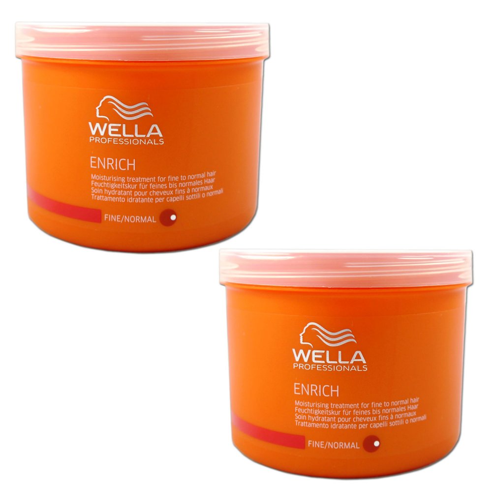 2 x 500 ml Wella Enrich feuchtigkeitsspendende Maske Set bei Riemax
