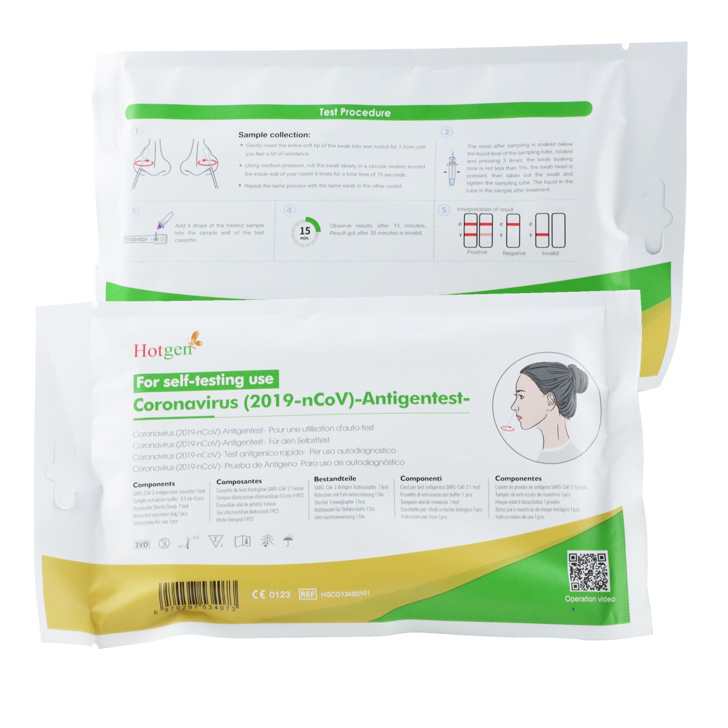 Hotgen COVID 19 Antigen Schnelltest bei Riemax