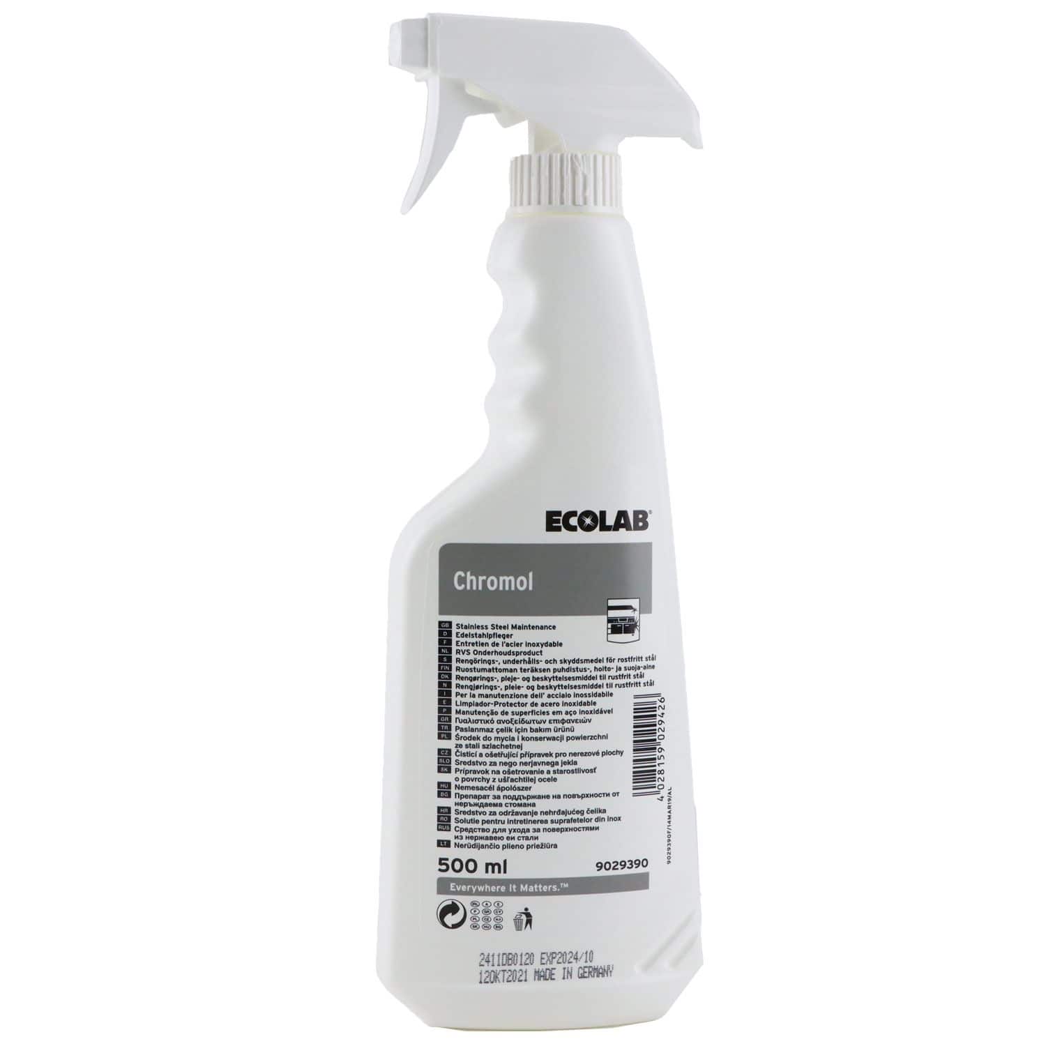 Ecolab Chromol Edelstahlpflege 500 ml