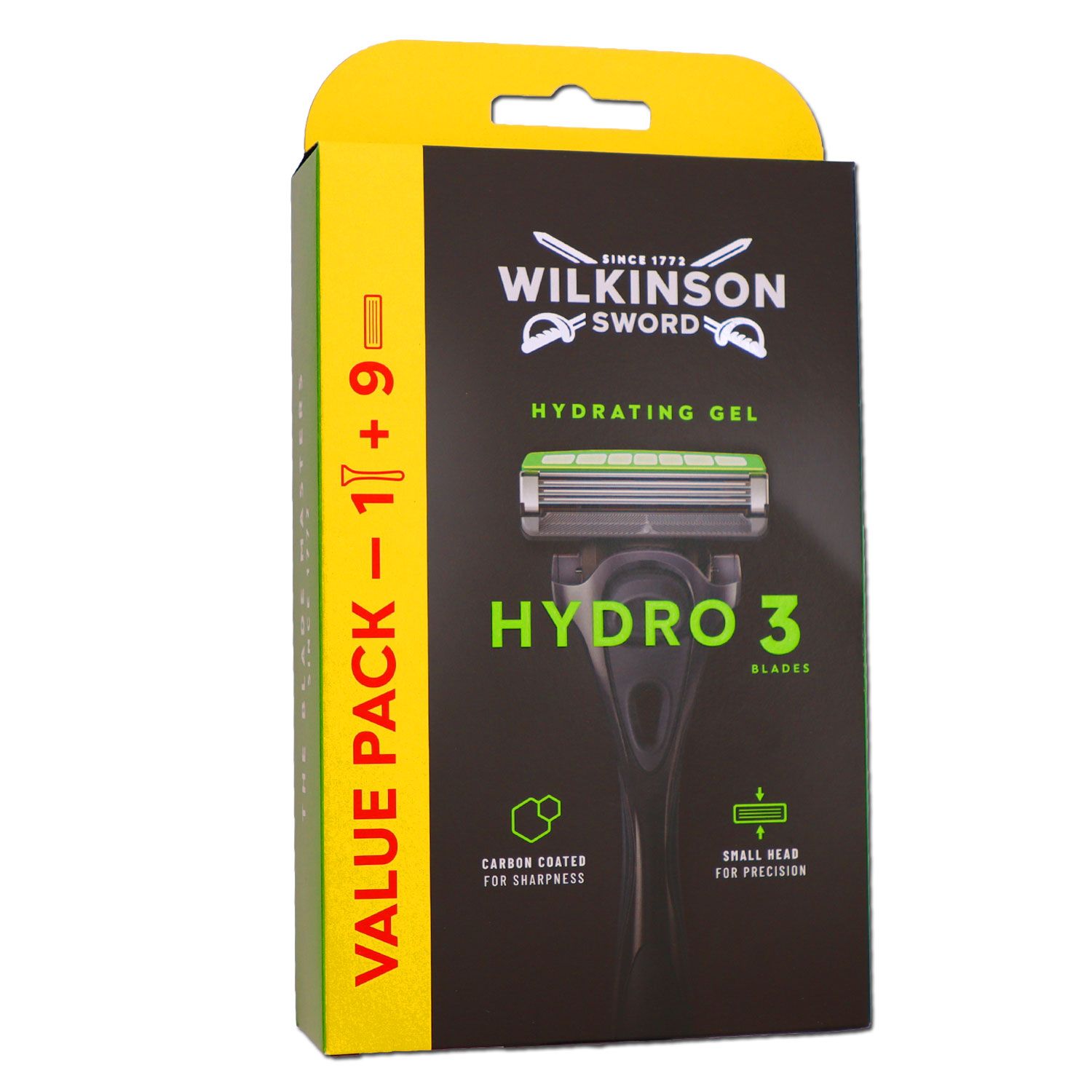 Wilkinson Sword Hydro 3 Skin Protection 1 Rasierer + 9 Rasierklingen ...