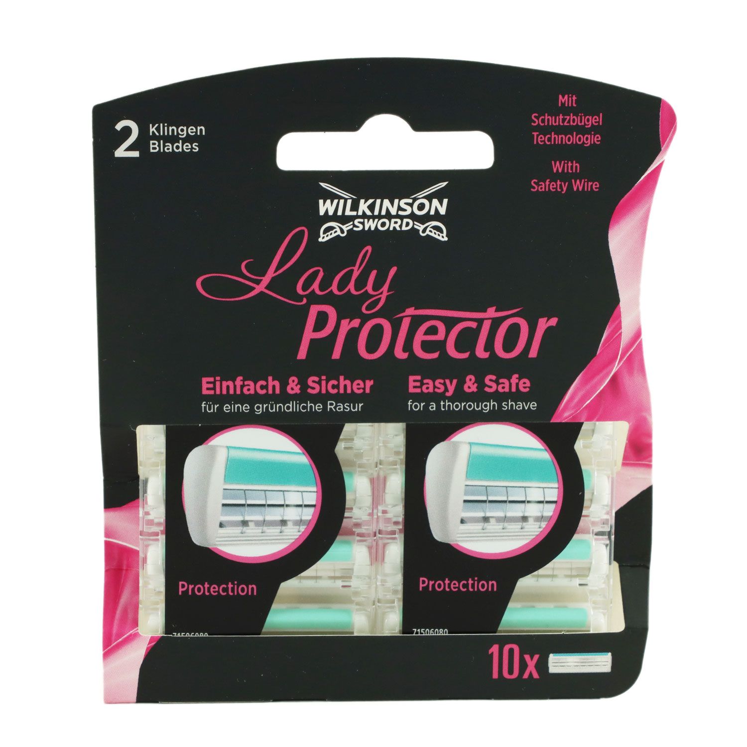 Wilkinson Sword Lady Protector 10 Rasierklingen Women Rasierklinmgen ...