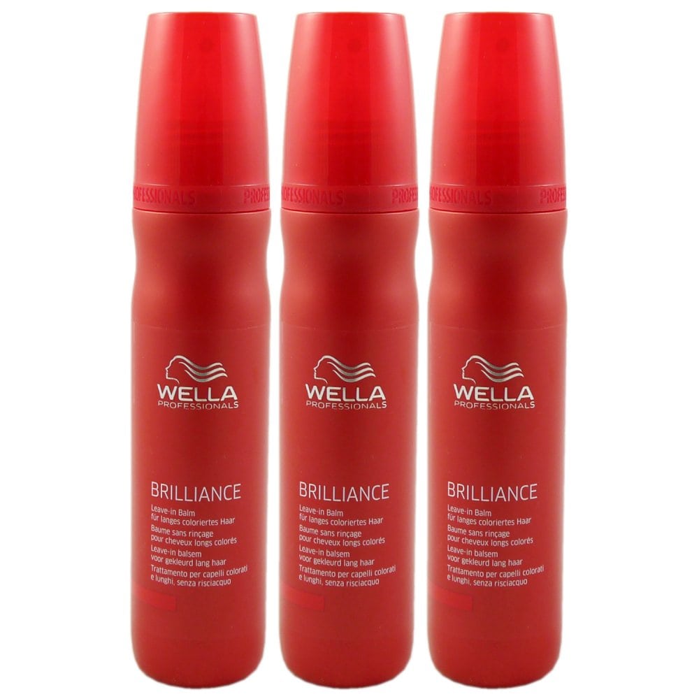 3 x 150 ml Wella Brilliance Leave-in Balm Set bei Riemax
