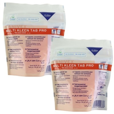 Kleen Purgatis Sanivex Multi Kleen Tab Pro 2 x 30 Tabs pro Packung bei ...