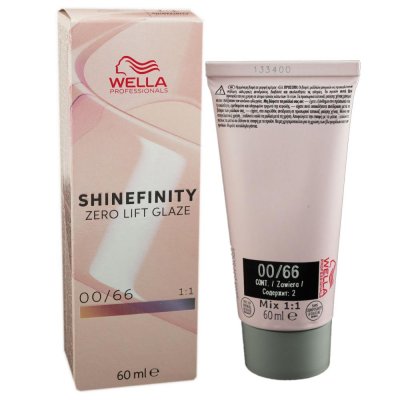 Wella Shinefinity Glaze Cool 60 ml 00/66 Violet Booster Tönung ...
