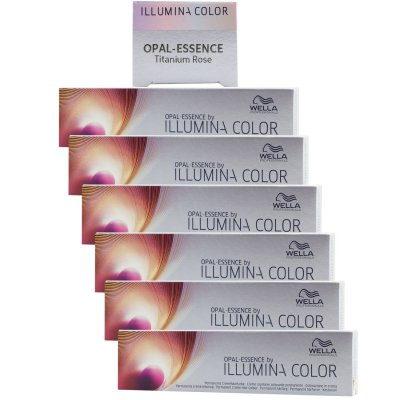 Wella Illumina Opal Essence 6 x 60 ml Titanium Rose Set --> Riemax ...
