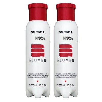 Goldwell Elumen 2 x 200 ml NN@4 Haarfarbe permanente farbintensive ...