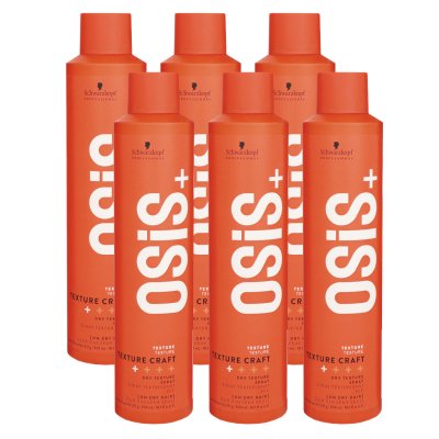 Schwarzkopf Osis Texture Craft 6 x 300 ml trockenes Textur Spray Set ...