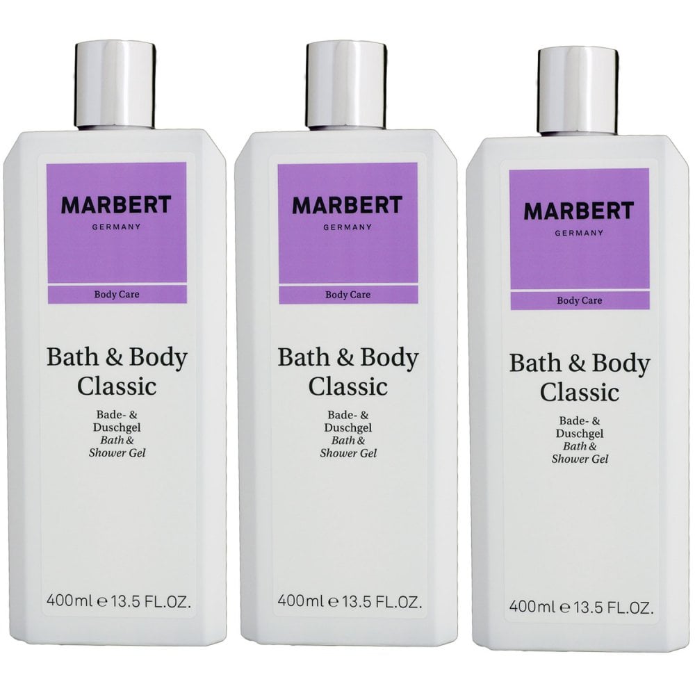Marbert Bath & Body Classic 3 x 400 ml Showergel Set