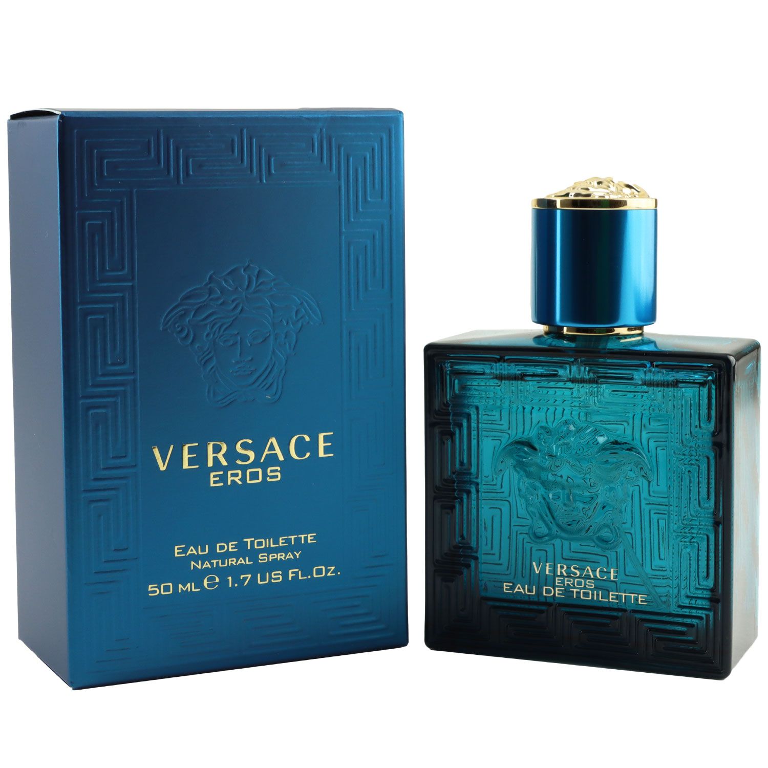 Versace Eros 50 Ml Eau De Toilette Edt Herrenduft Herren Duft Ovp Neu