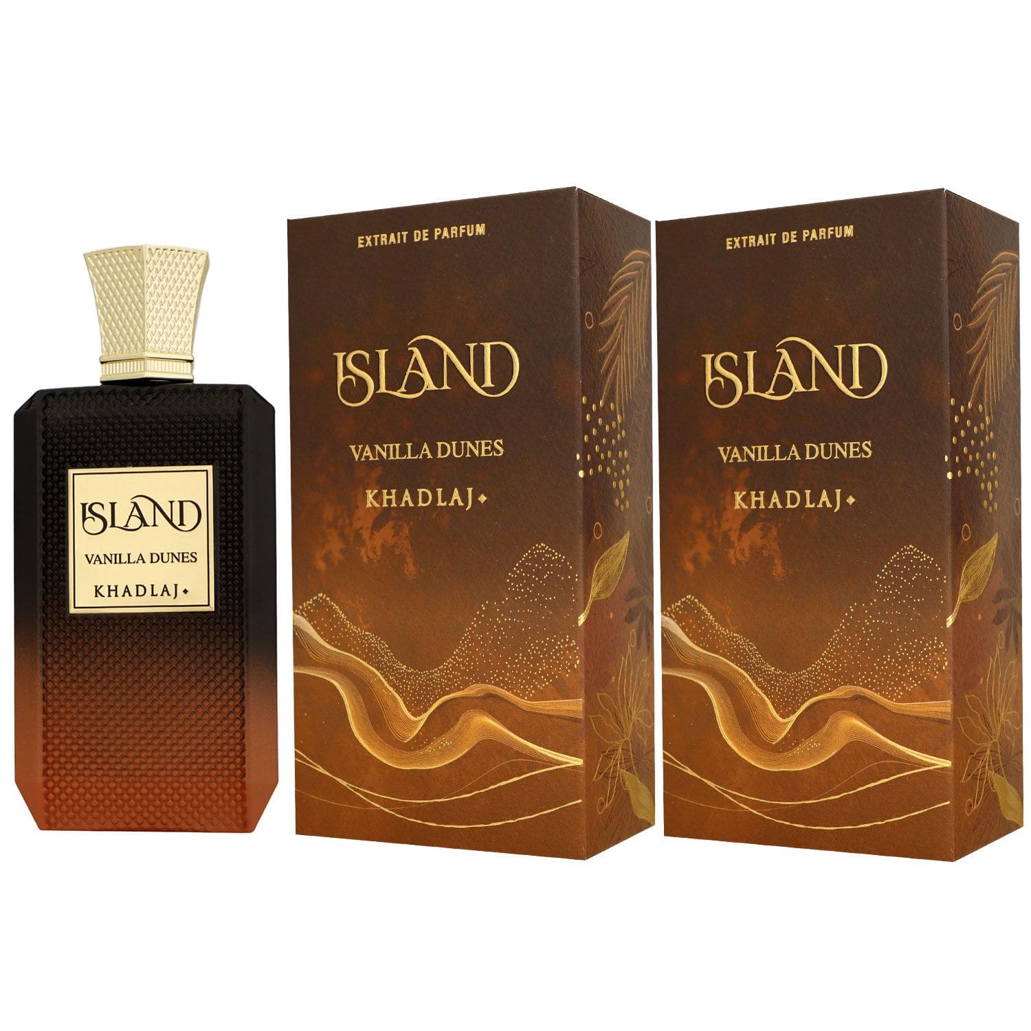 Khadlaj Island Vanilla Dunes 2 x 100 ml Extrait de Parfum Set ...