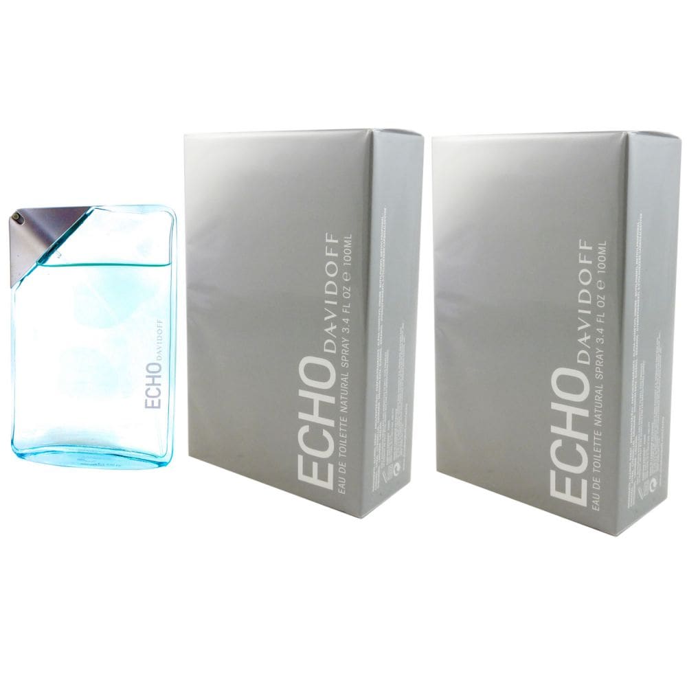 Davidoff Echo Man - Men 2 x 100 ml Eau de Toilette EDT Set bei Riemax
