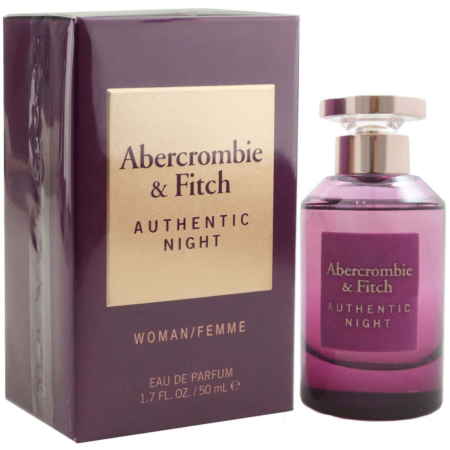 Abercrombie & Fitch Authentic Night Woman 50 ml EDP OVP