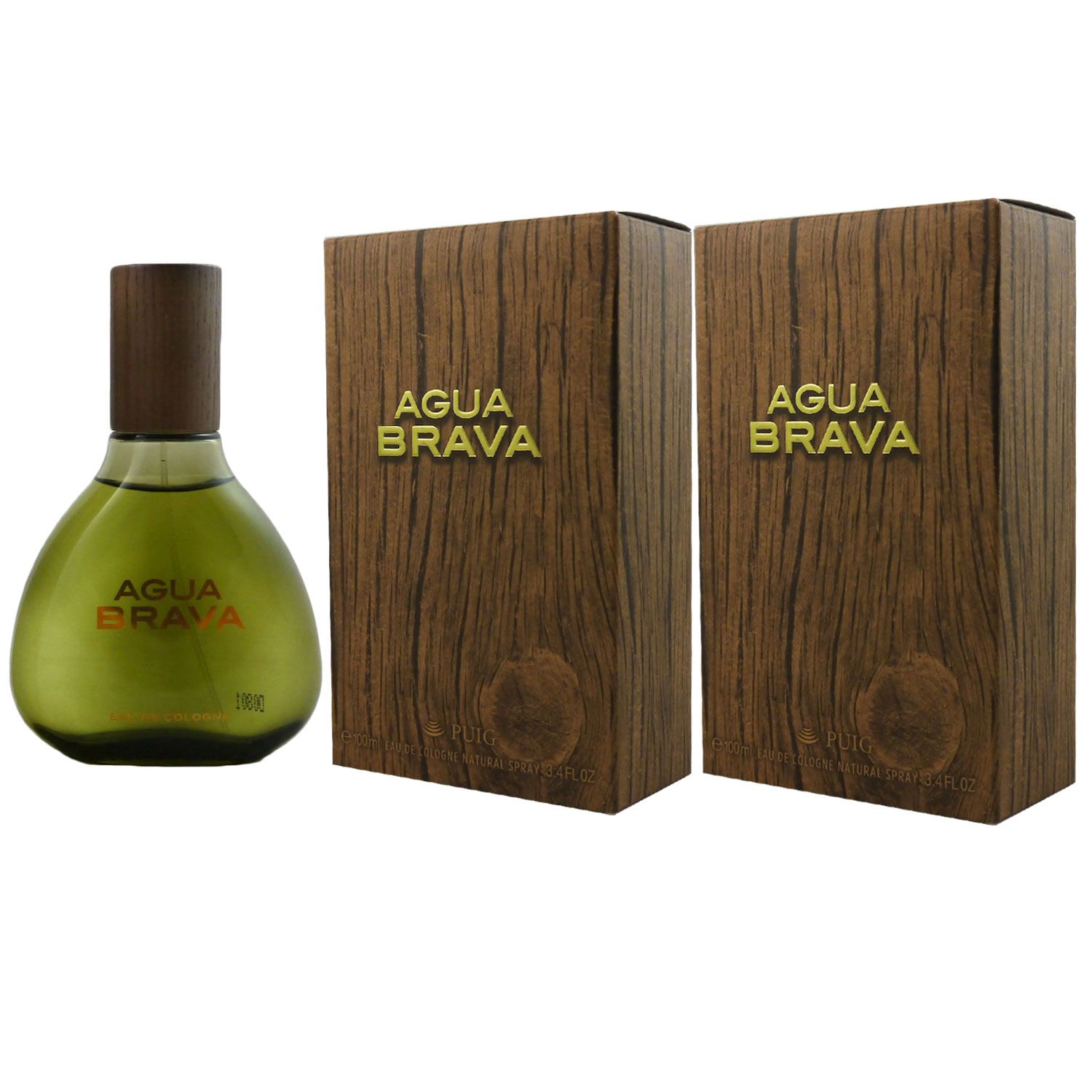 Antonio Puig Agua Brava 2 x 100 ml Eau de Cologne EDC