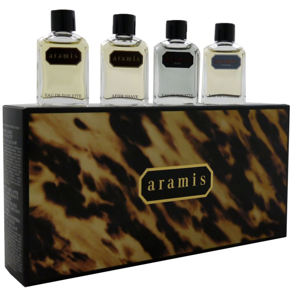 Aramis Men Set 7ml Aramis EDT & 7ml AS & 7ml Black EDT & 7ml Voyager ...