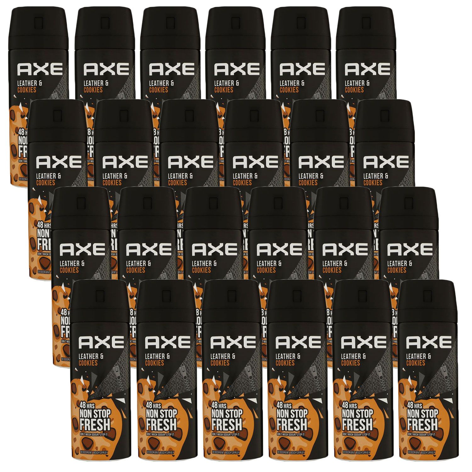 Axe Leather & Cookies 24 x 150 ml Deospray Deodorant Deo Set --> Riemax ...