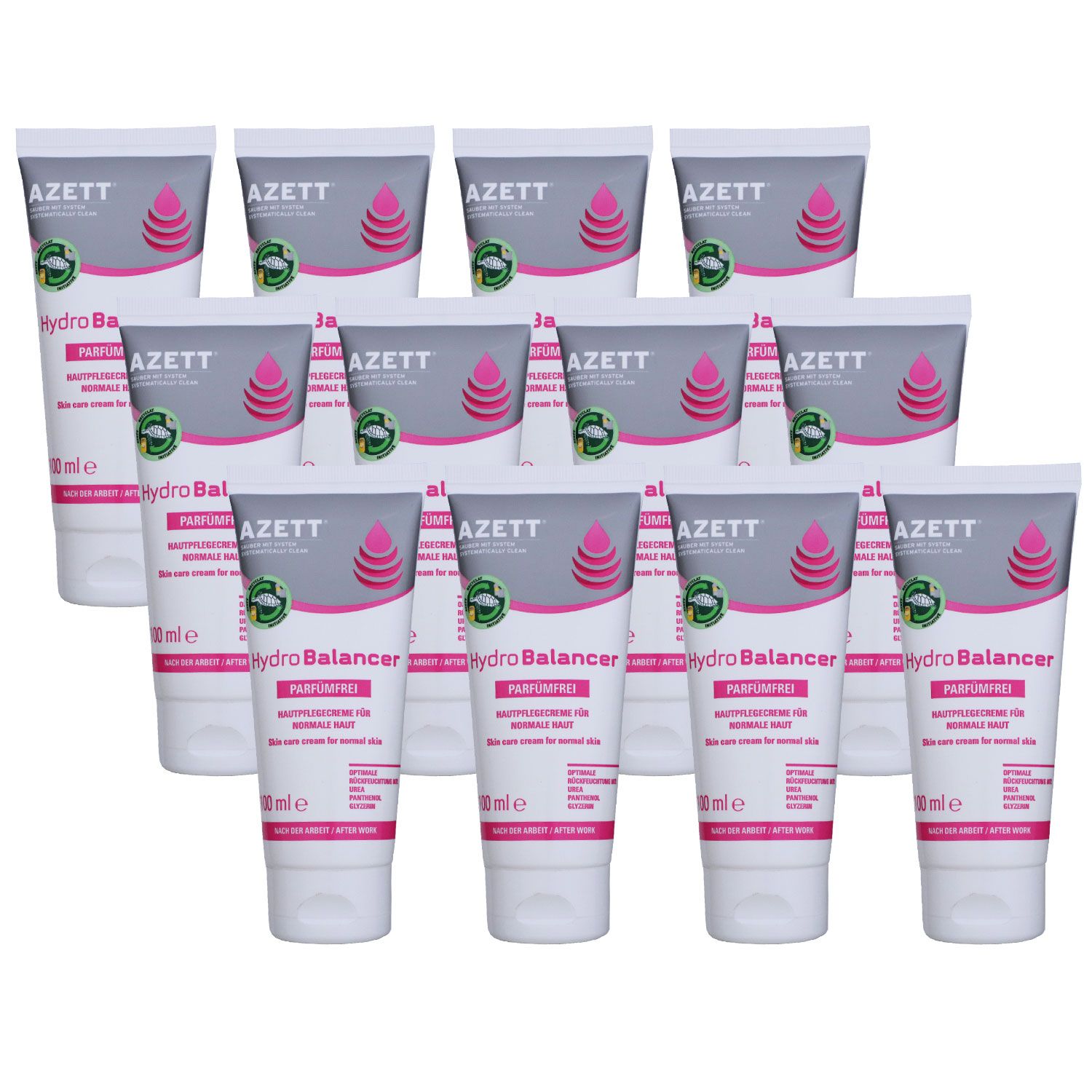 Azett Hydro Balancer Apre sens Creme 12 x 100 ml Hautpflegecreme für ...