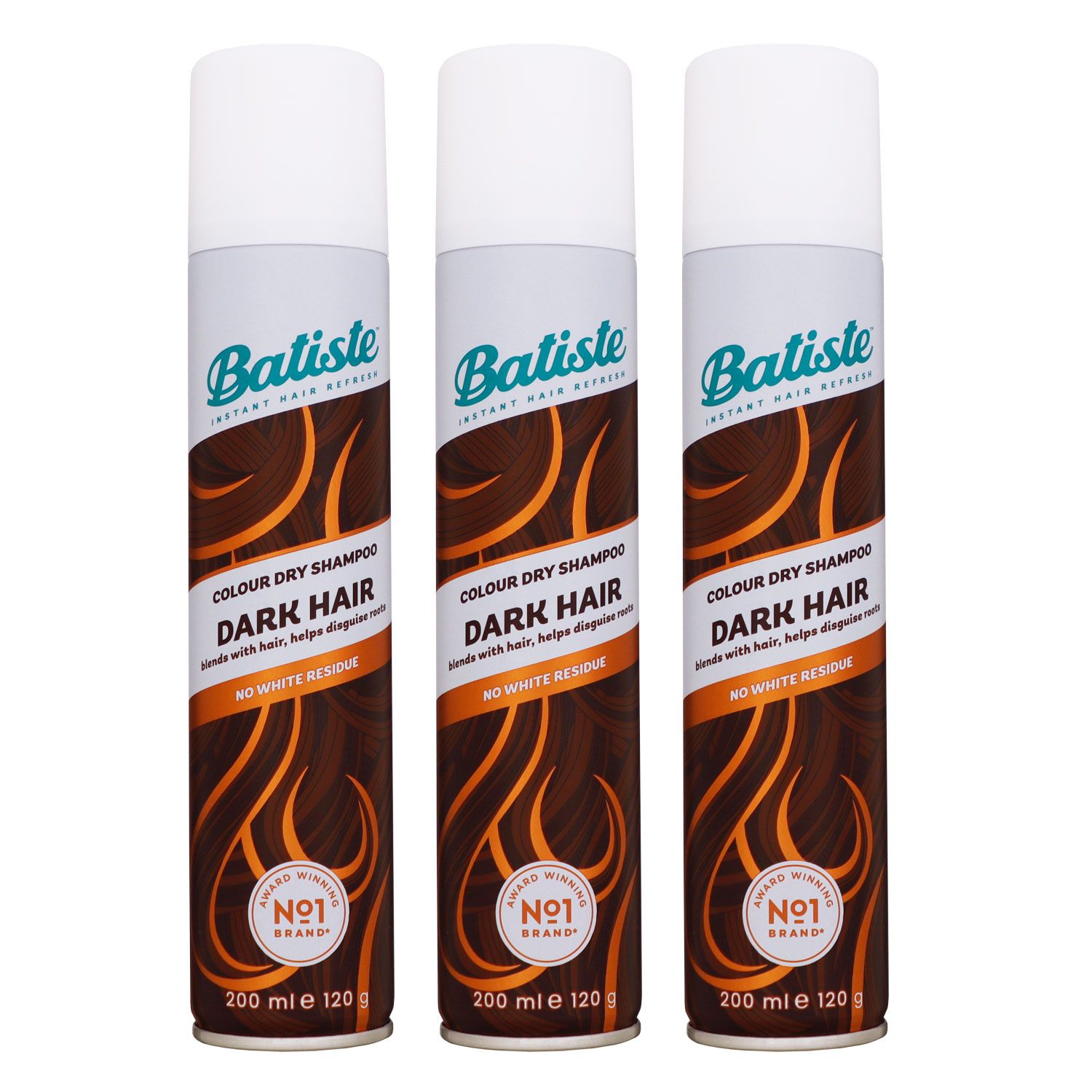 Batiste Dark & Deep Brown 3 x 200 ml Trockenshampoo Set bei Riemax