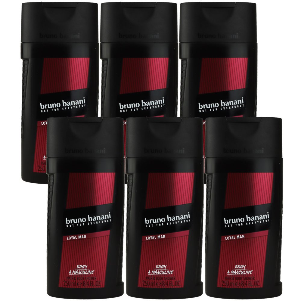 Bruno Banani Loyal Man 6 x 250 ml Showergel bei Riemax