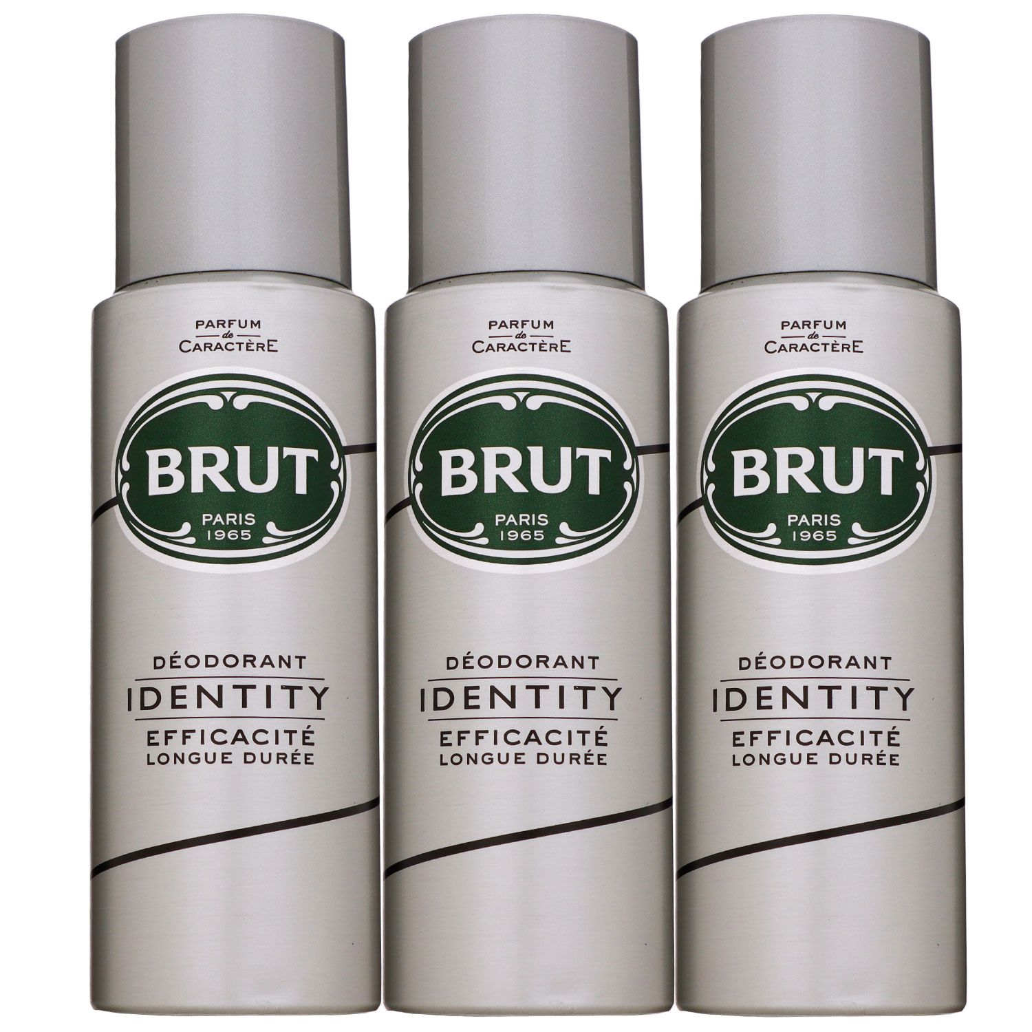 Brut Identity 3 x 200 ml Deo Spray Deodorant Spray Deospray Set --> Riemax | Parfüm, Pflege ...