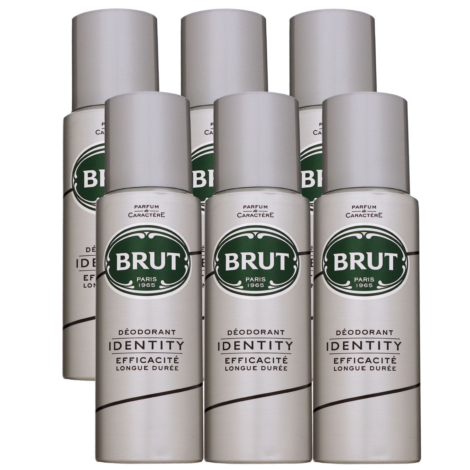 Brut Identity 6 x 200 ml Deo Spray Deodorant Spray Deospray Set --> Riemax | Parfüm, Pflege ...