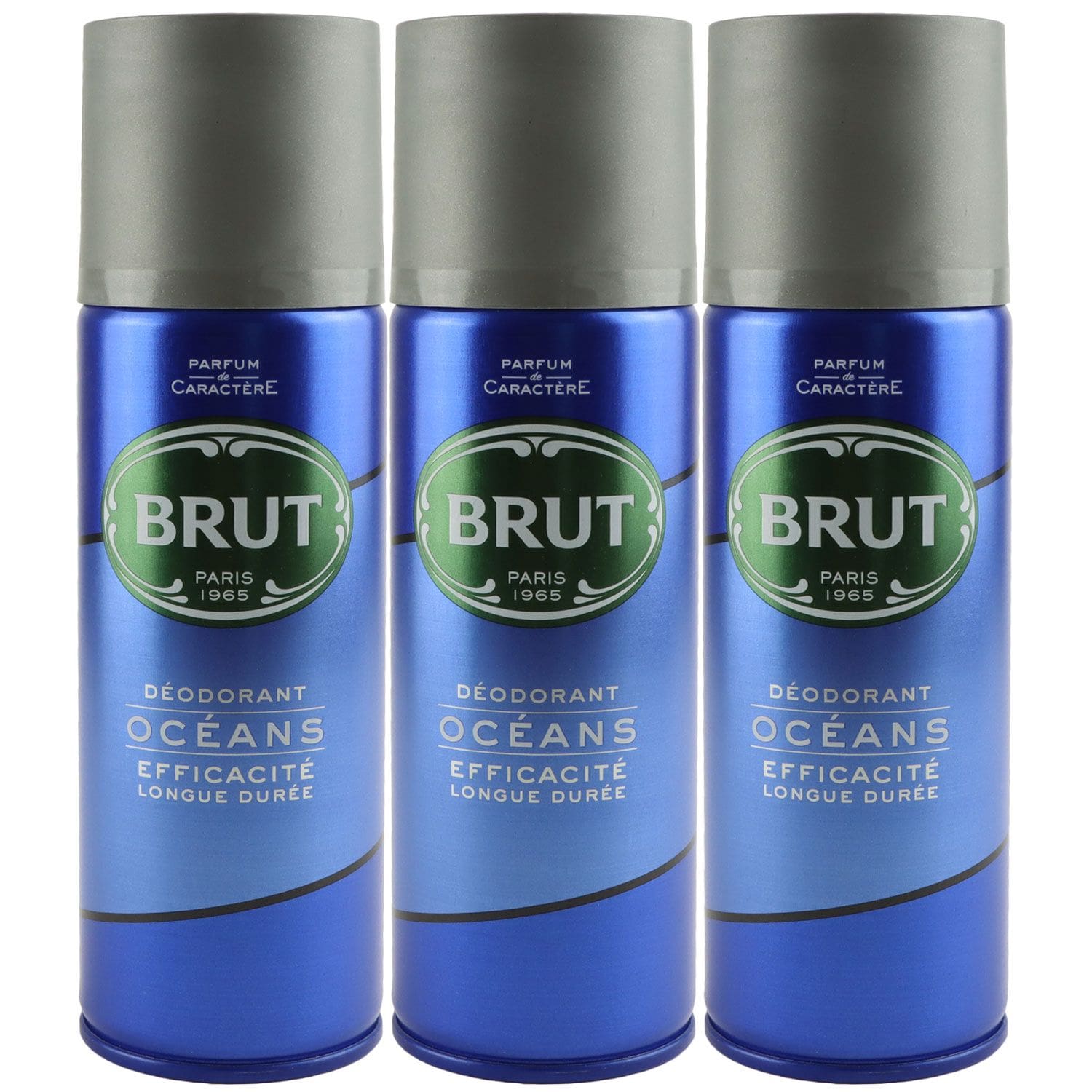 Brut Oceans 3 x 200 ml Deo Spray Deodorant Spray Set OVP NEU bei Riemax