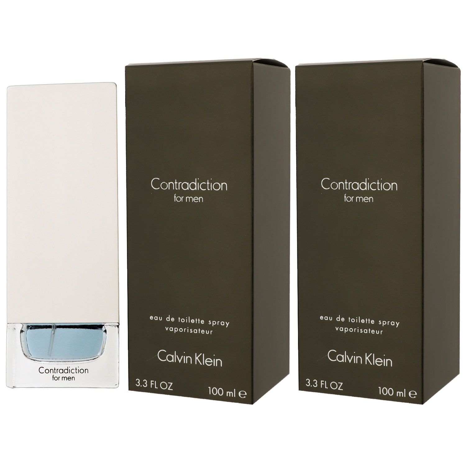 Calvin Klein Contradiction for Man - Men 2 x 100 ml Ea