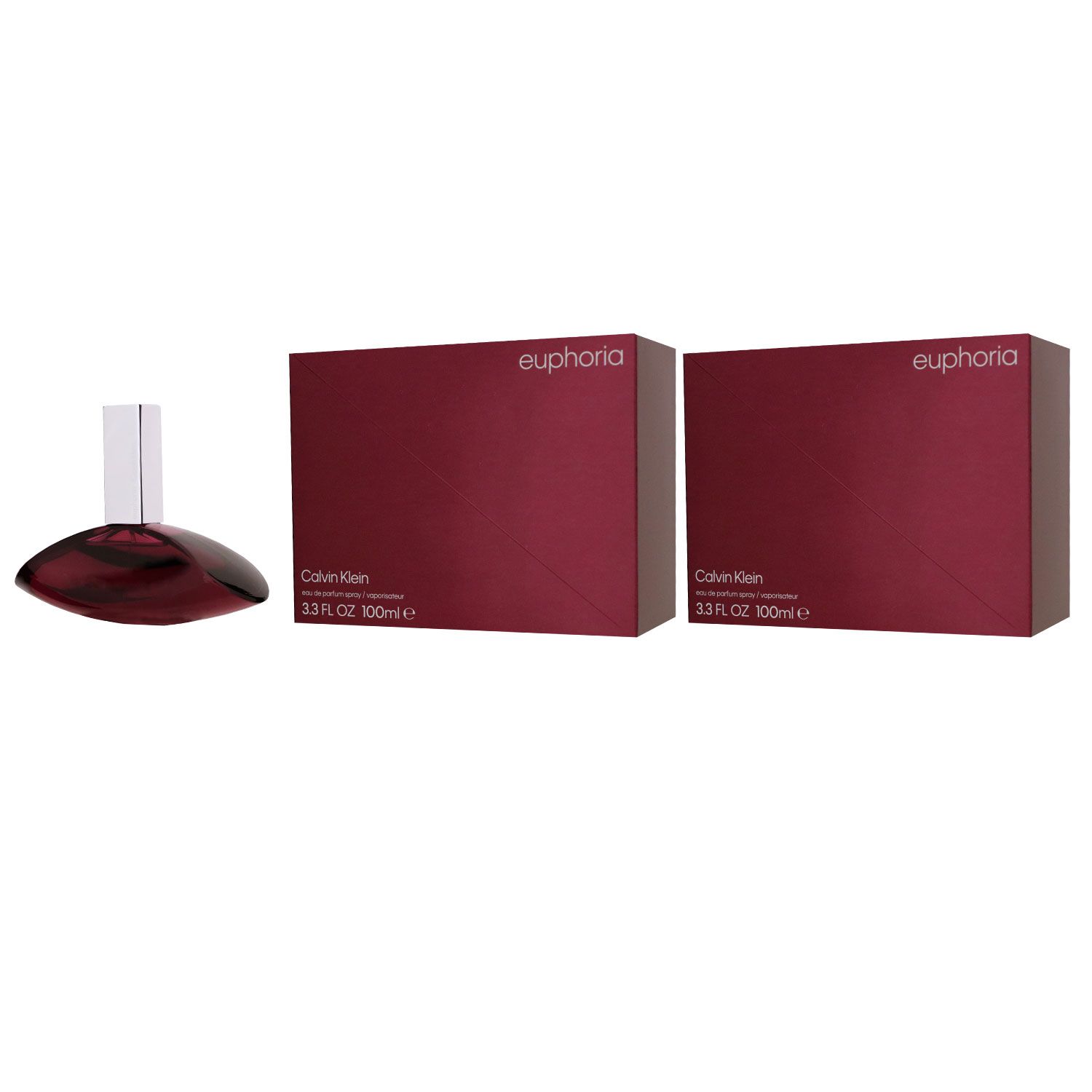 Calvin Klein Euphoria Woman 2 x 100 ml Eau de Parfum EDP Set --> Riemax ...