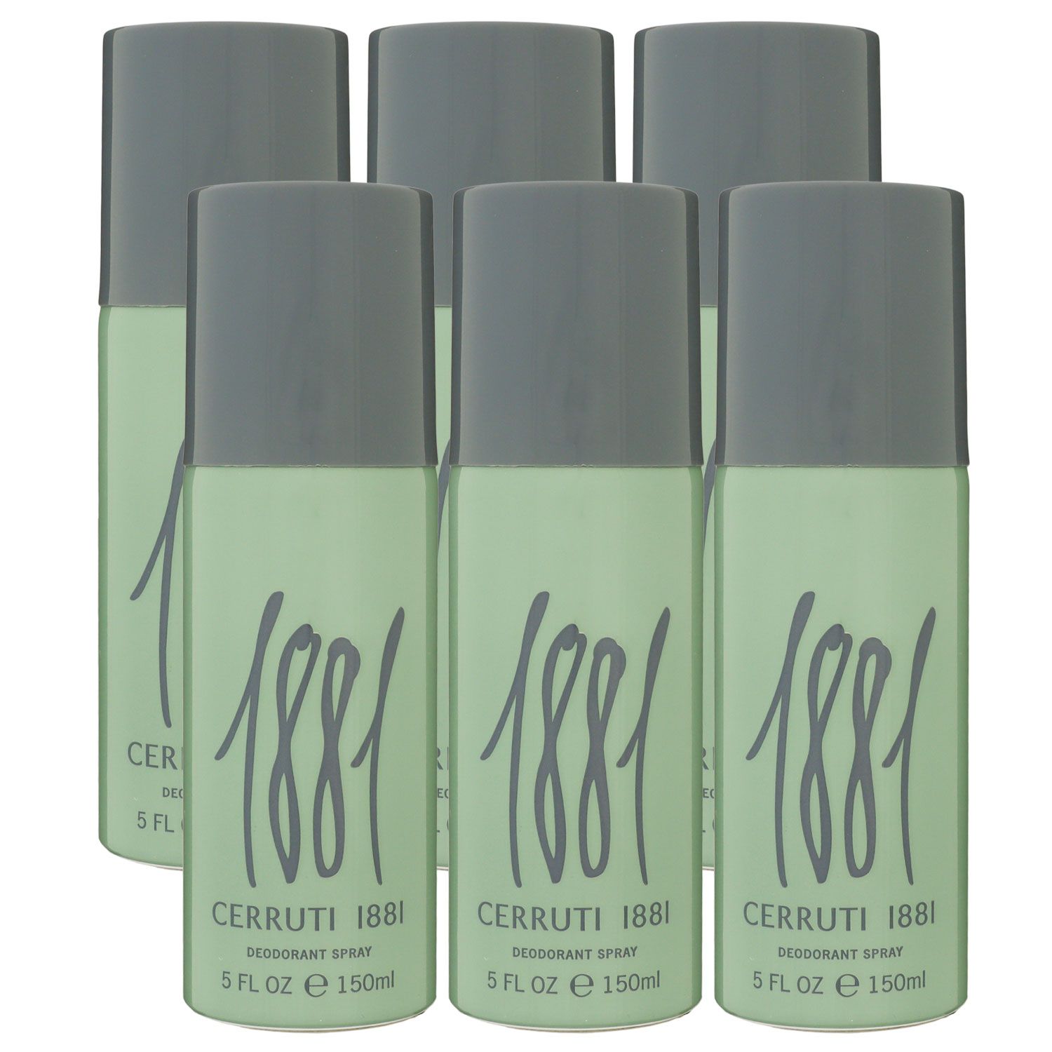 Cerruti 1881 pour Homme 6 x 150 ml Deospray Set bei Rie