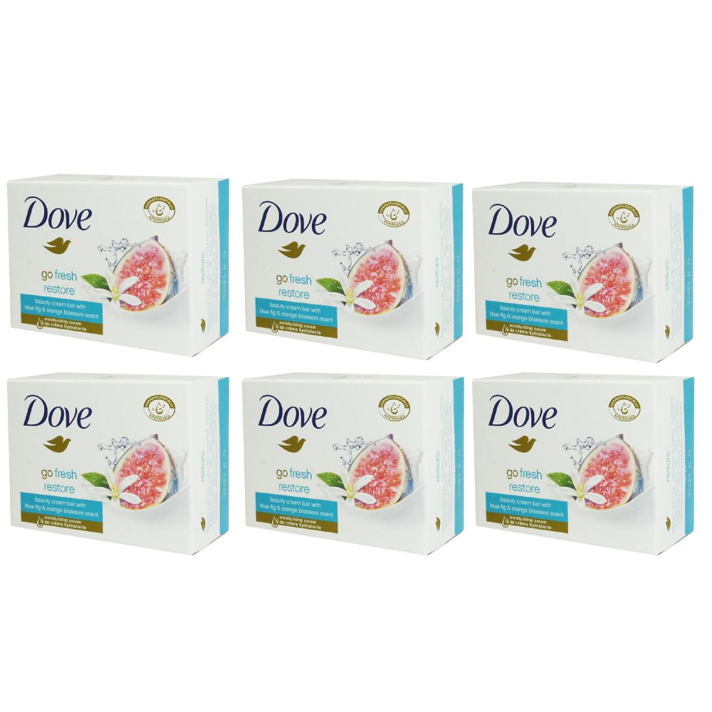 Dove Beauty Go Fresh Restore 6 x 100g Seifenstück Seife bei Riemax