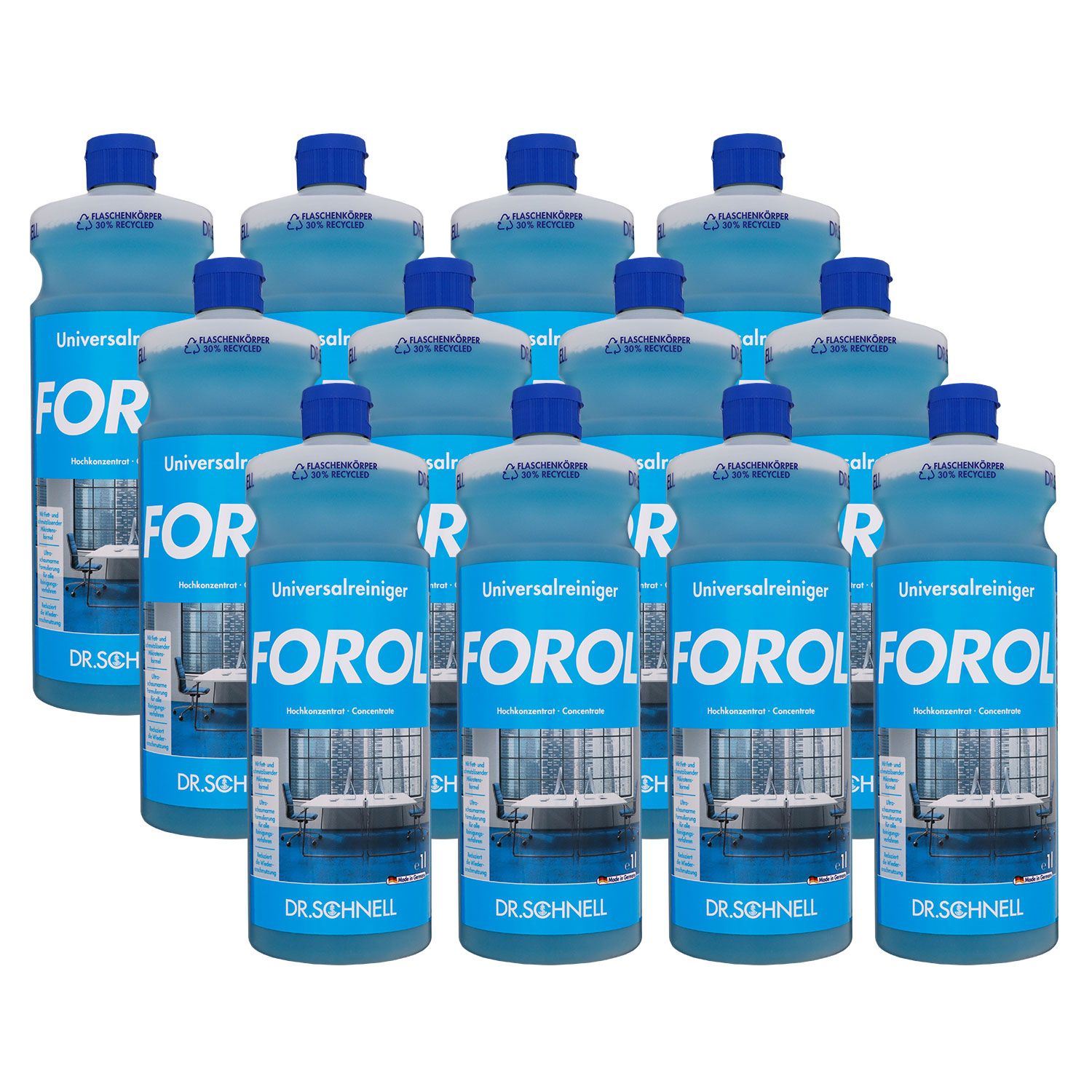 Dr. Schnell Forol 12 x 1 Liter Universalreiniger Konzentrat Set ...