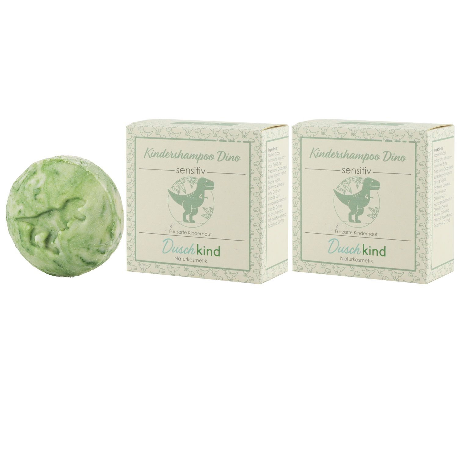 Duschkind festes Kindershampoo Dino 2 x 56 g bei Riemax