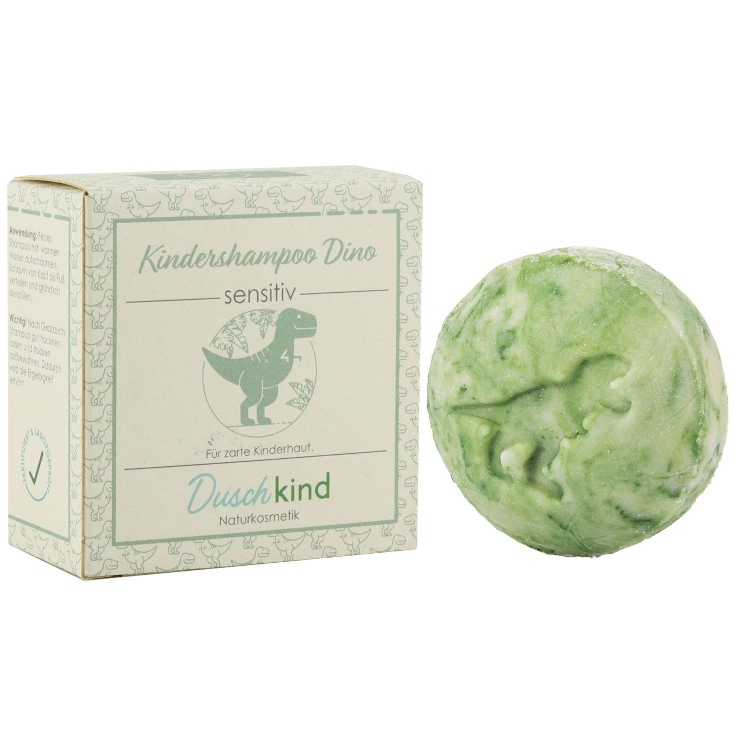 Duschkind festes Kindershampoo Dino 56 g bei Riemax