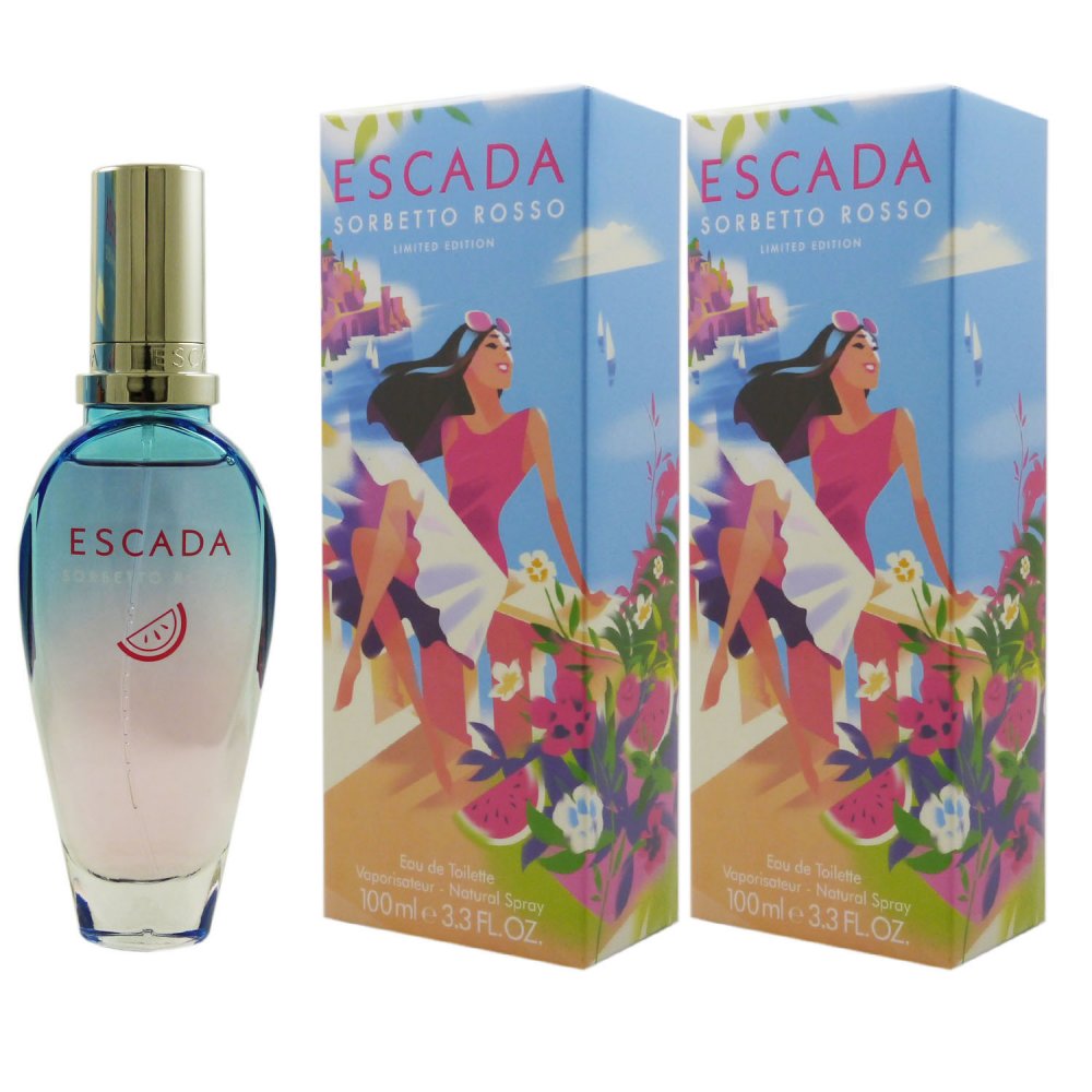 Escada Sorbetto Rosso 2 x 100ml Eau de Toilette EDT Set bei Riemax