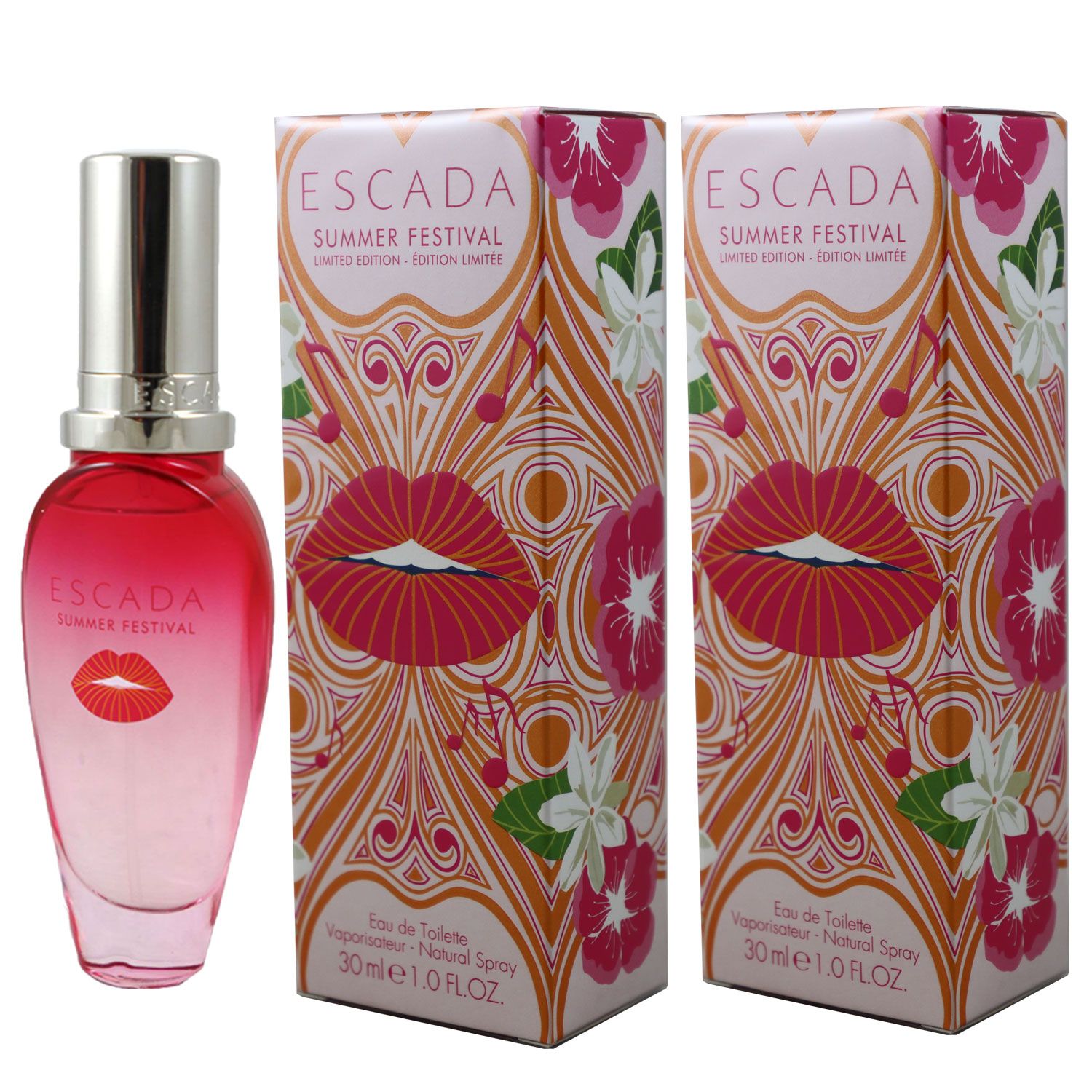 Escada Summer Festival 2 x 30 ml Eau de Toilette EDT Damenduft bei Riemax