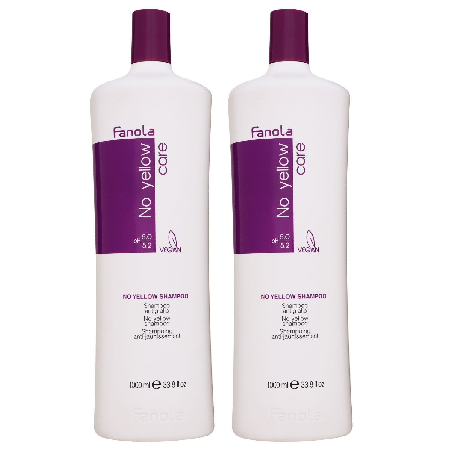 Fanola No Yellow 2 x 1000 ml Silbershampoo --> Riemax | Parfüm, Pflege ...
