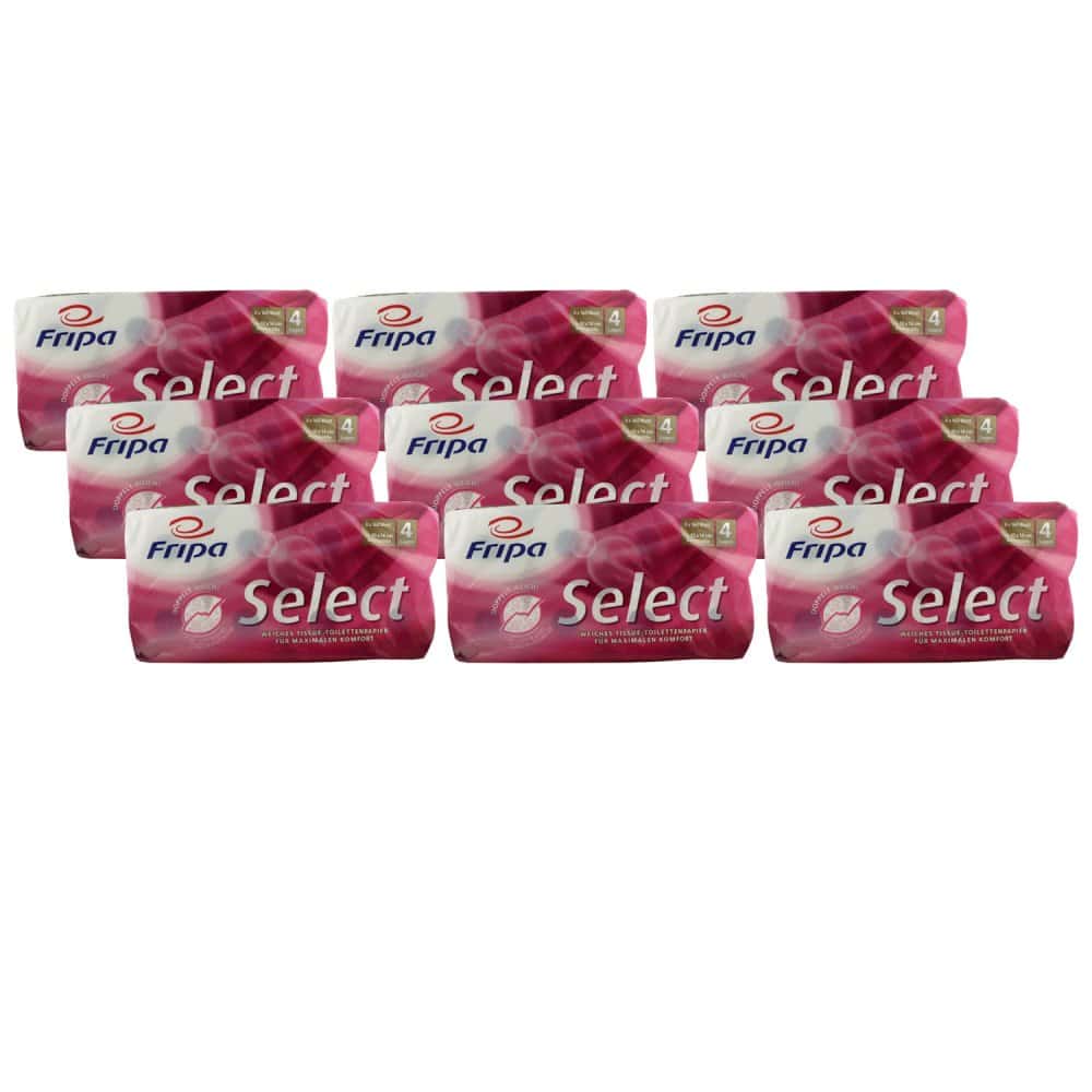Fripa Toilettenpapier Select 72 Rollen 4-lagig hochweiß