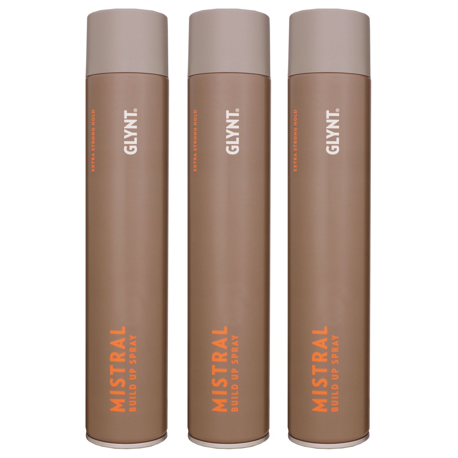 GLYNT Mistral Build up Spray 3 x 500 ml Haarspray extra starker halt ...