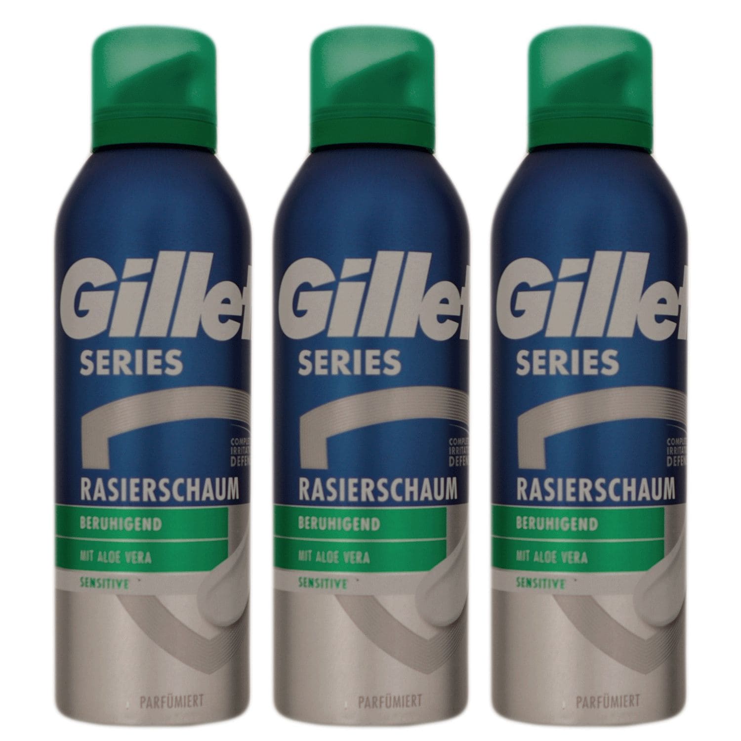Gillette Series Sensitive 3 x 200 ml Rasierschaum Set