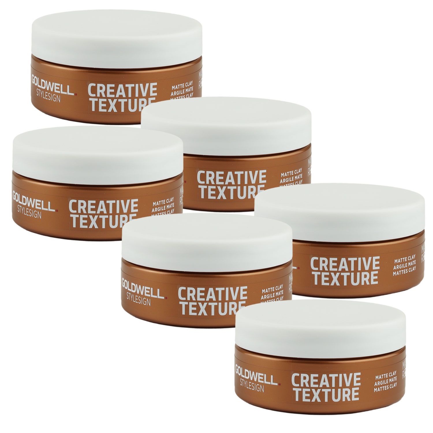 Goldwell Style Sign 6 x 75 ml Creative Matte Haarwachs