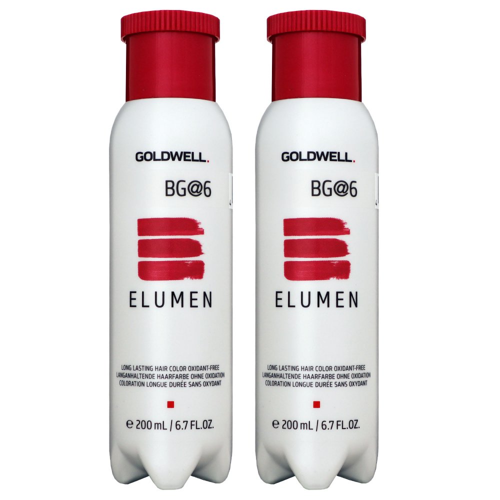 Goldwell Elumen 2 x 200 ml BG@6 Haarfarbe permanente farbintensive ...