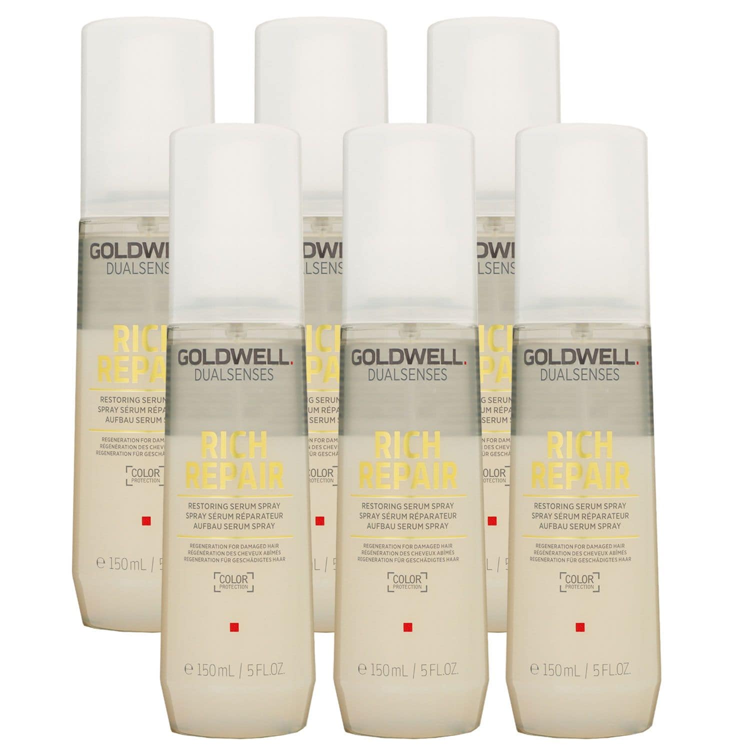 Goldwell Rich Repair Restoring 6 x 150 ml Serum Spray Set --> Riemax ...