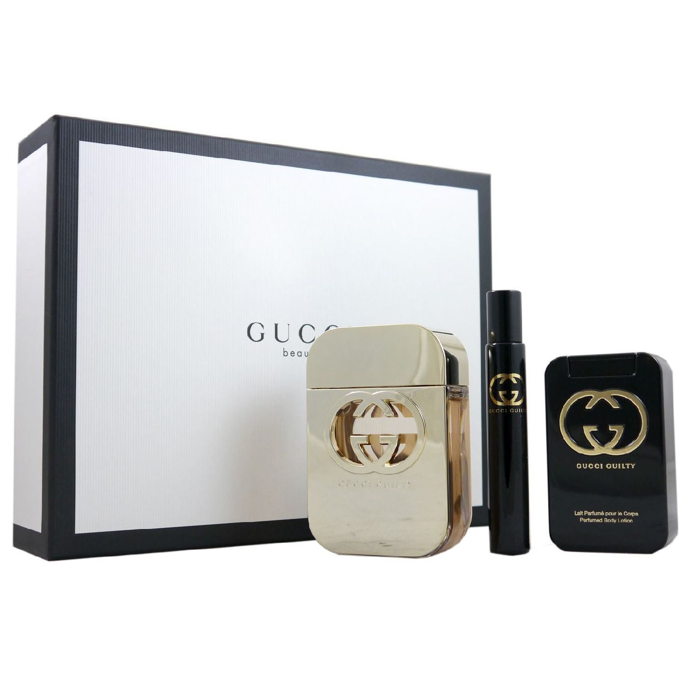 Gucci Guilty Set 75 ml EDT & 7,4ml EDT Roller & 100ml BL bei Riemax