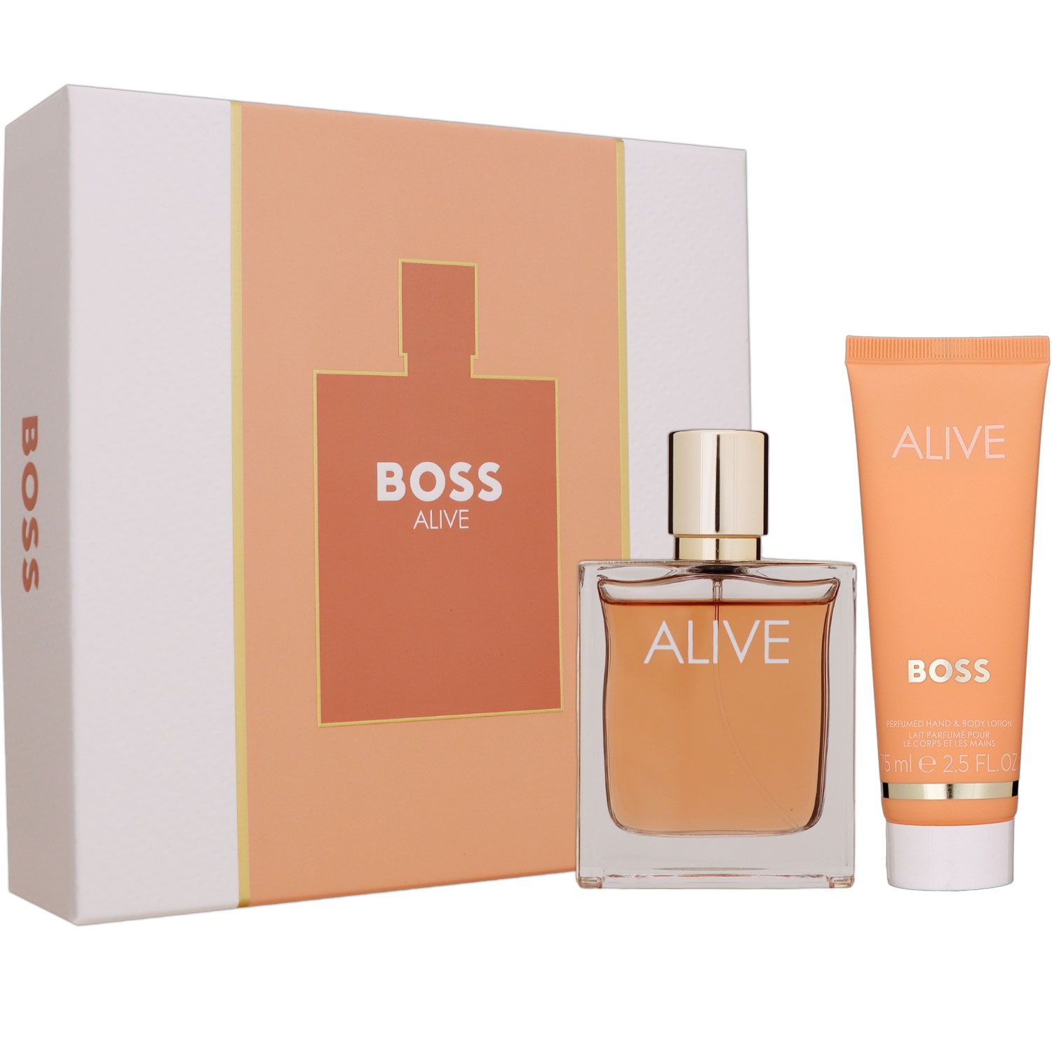 Hugo Boss Boss Alive Set 50 ml Eau de Parfum EDP & 75 ml Bodylotion ...