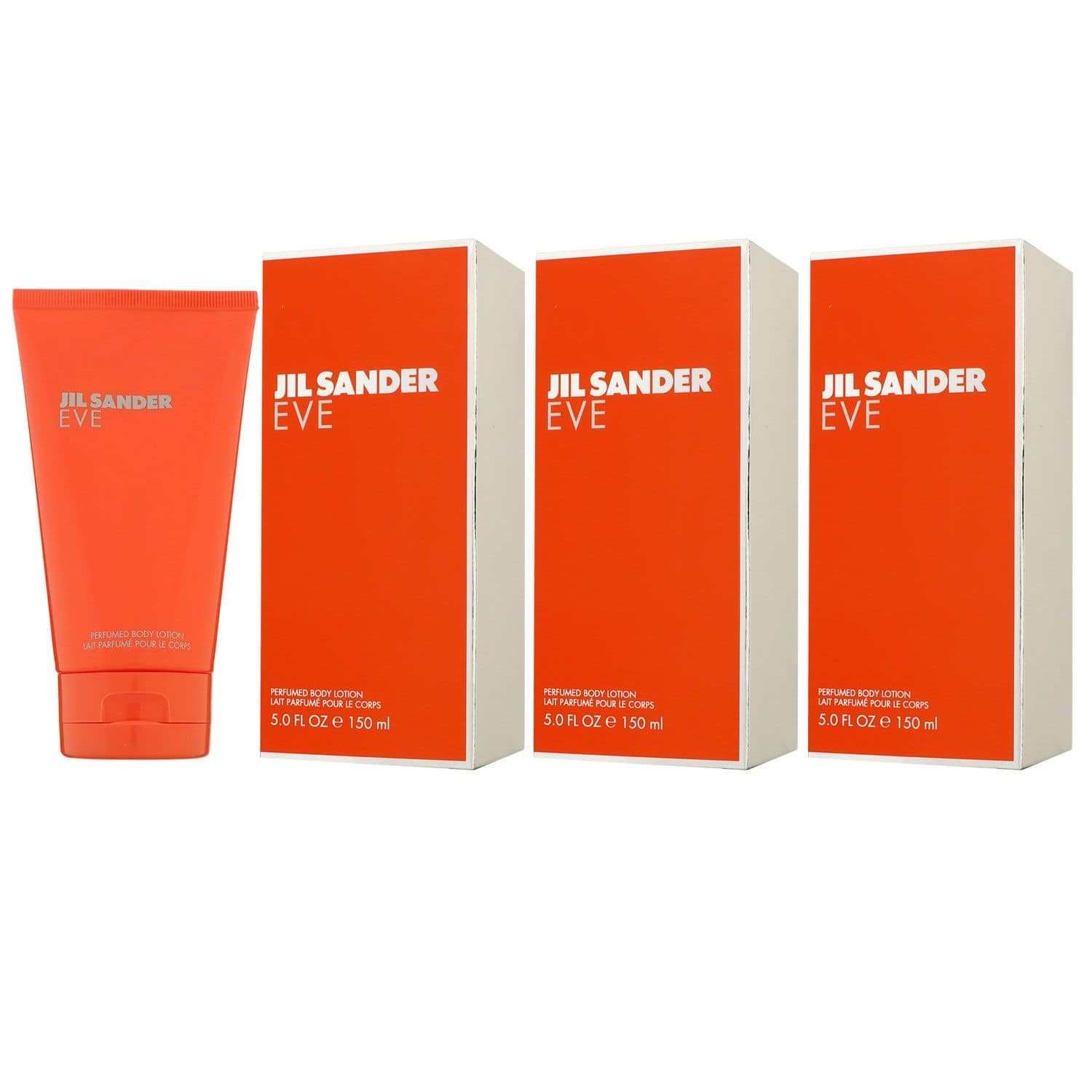 Jil Sander Eve 3 x 150 ml Bodylotion Set bei Riemax
