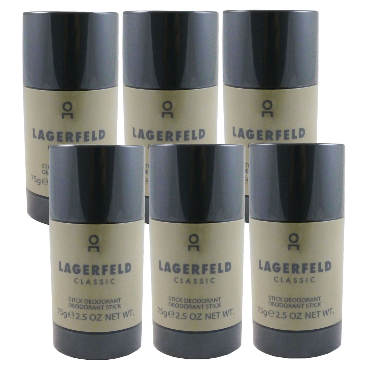 Karl Lagerfeld Classic 6 x 75 ml Deostick Deodorant Set bei Riemax