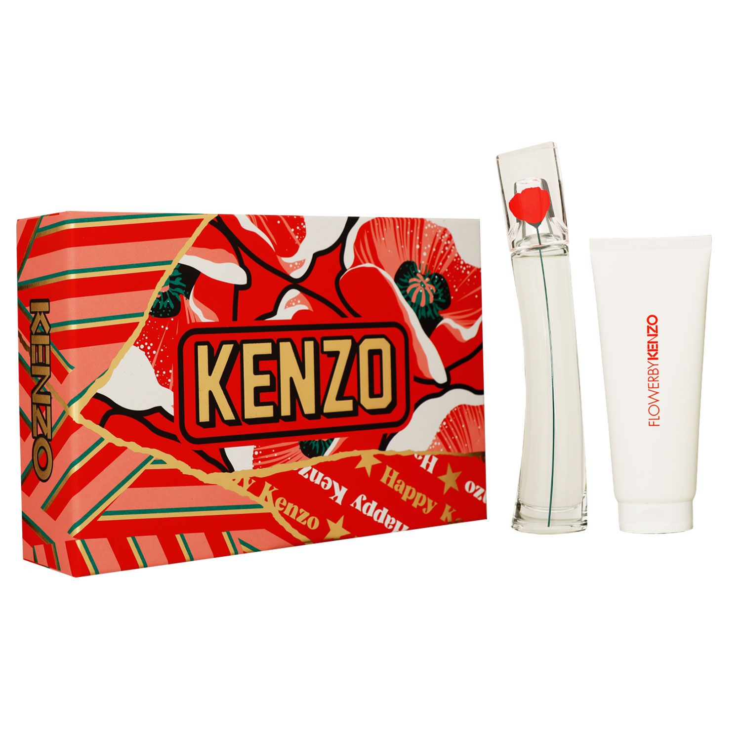 Kenzo Flower by Kenzo Set 30 ml Eau de Parfum EDP & 75 ml Körperlotion ...