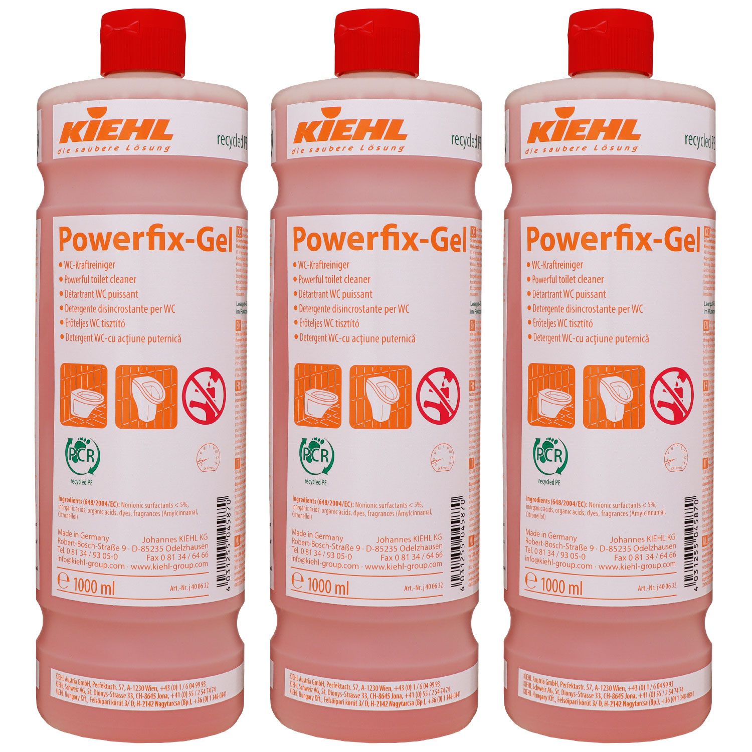 Kiehl Powerfix-Gel WC-Kraftreiniger Set