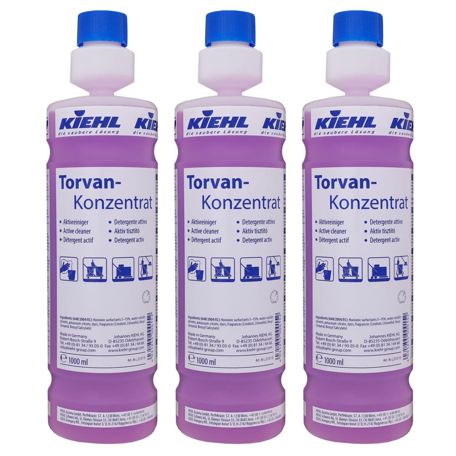 Kiehl Torvan: Reinigungsset 3x1L